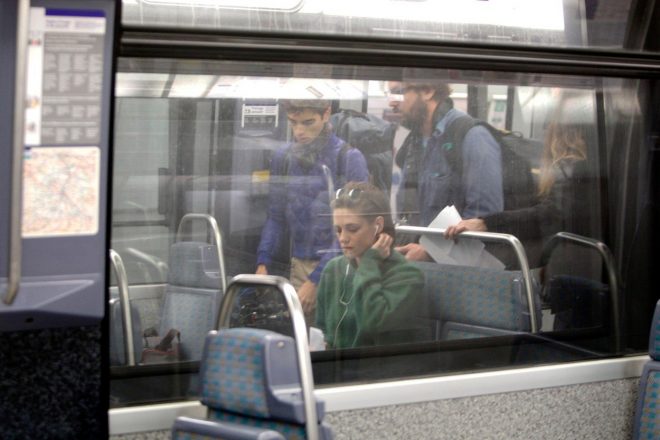 Even the celebrities ride through the subway
